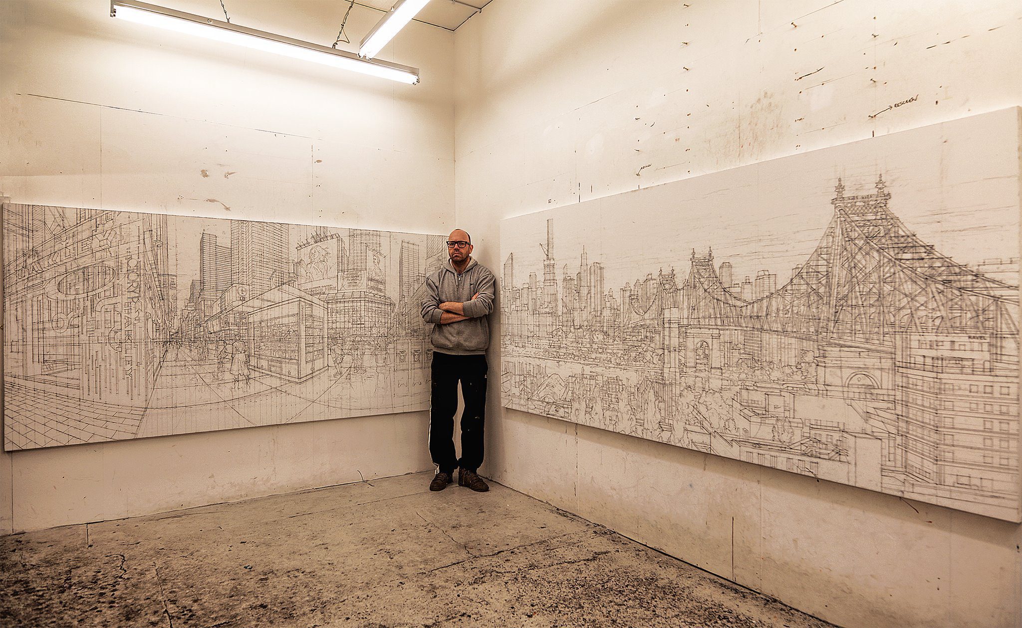 Urban Landscapes Painter Nathan Walsh - ArtPeople.Net