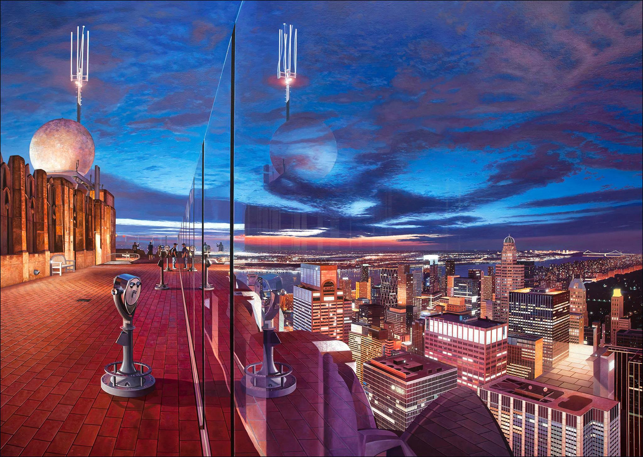 Urban Landscapes Painter Nathan Walsh - ArtPeople.Net