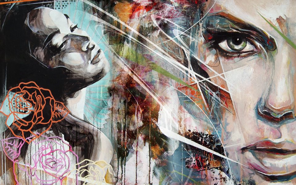 Danny O'Connor ,Mix Media paintings - ArtPeople.Net