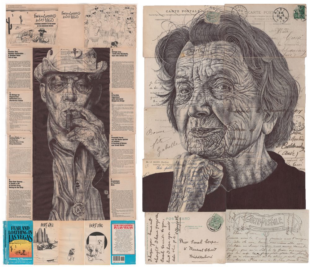Mark Powell vintage envelopes, maps drawings - ArtPeople.Net