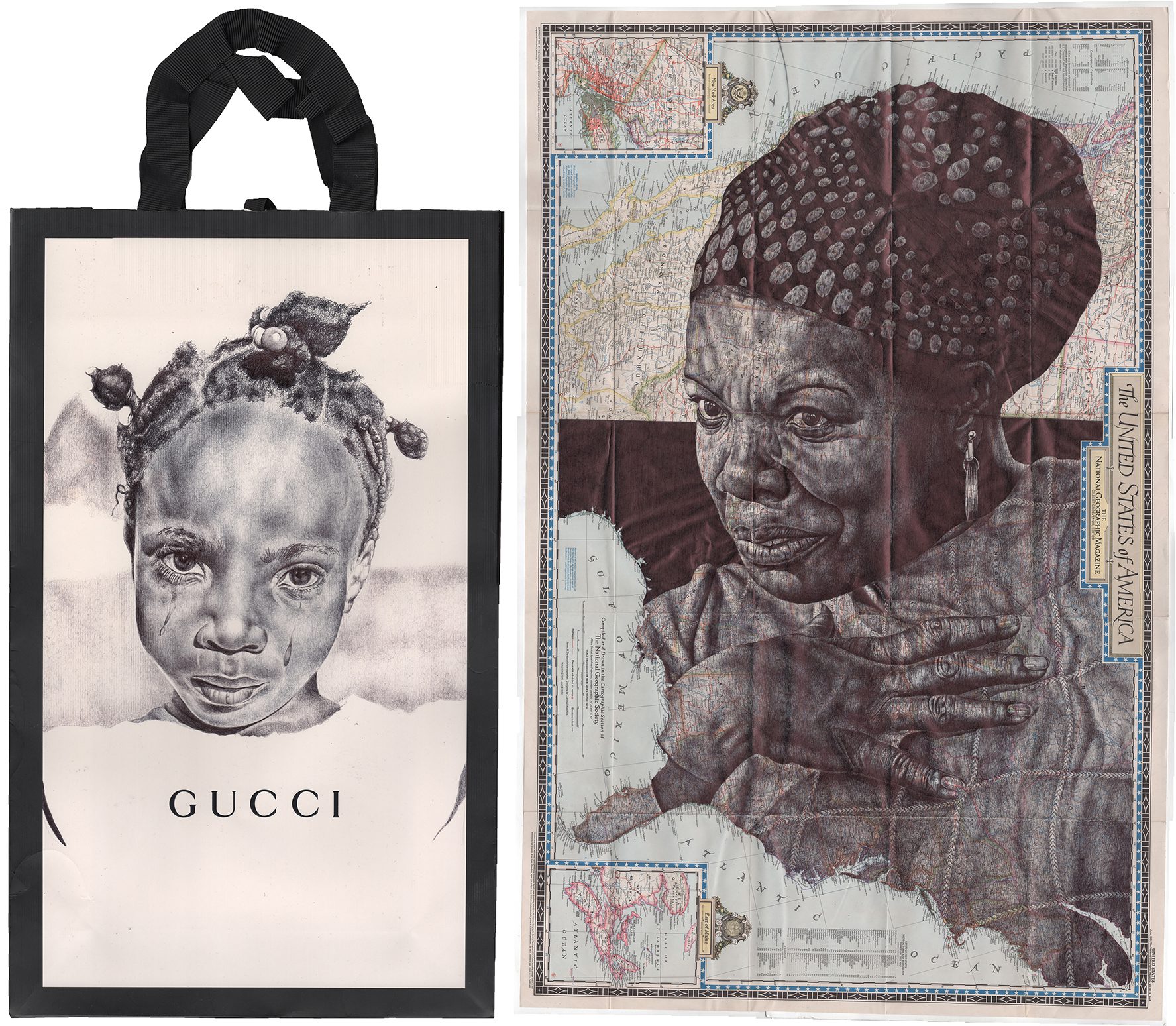 Mark Powell vintage envelopes, maps drawings - ArtPeople.Net