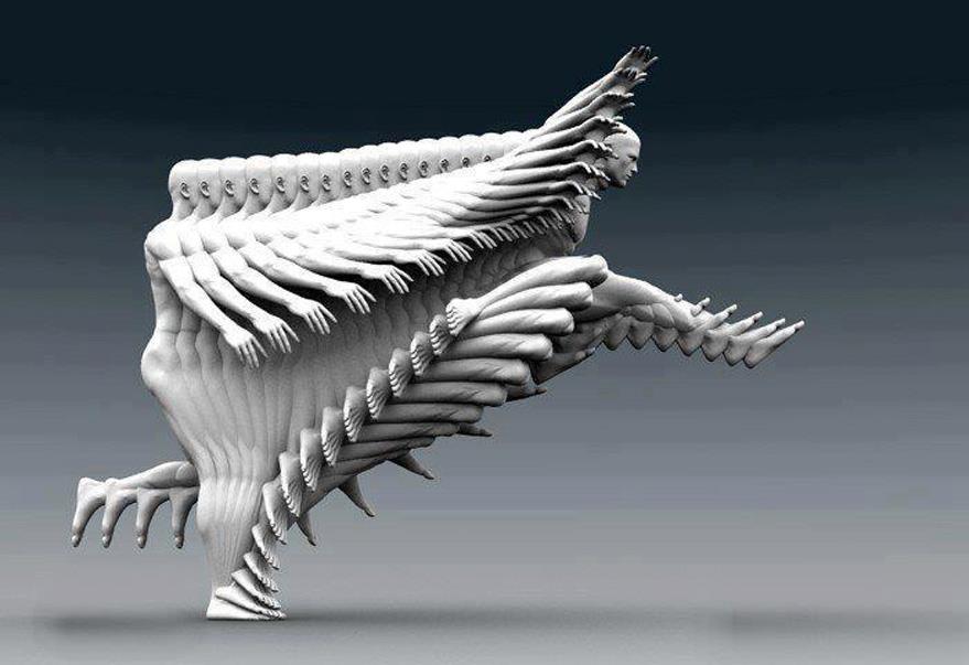 Peter Jansen, Human Motions Sculpture - ArtPeople.Net