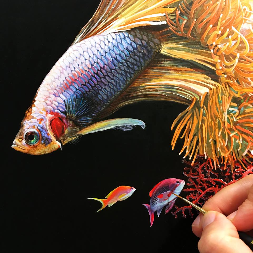 Lisa Ericson ,Hyperrealistic Paintings - ArtPeople.Net