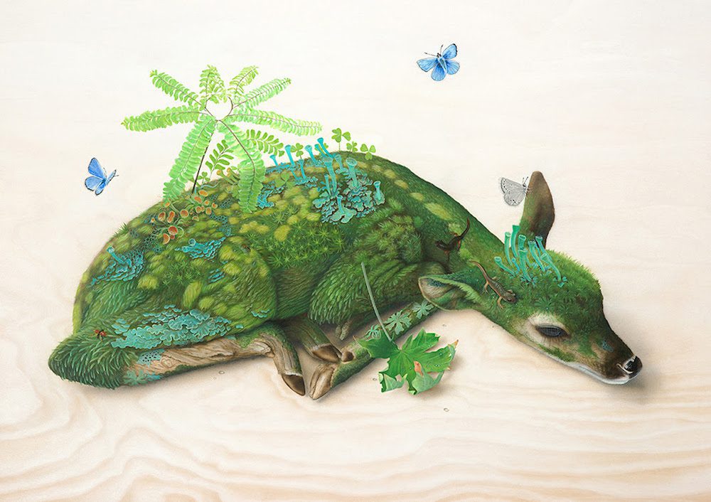 Tiffany Bozic Stunning Surreal Nature Paintings - ArtPeople.Net