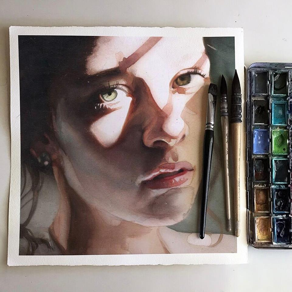 Watercolor Paintings of Marcos Beccari - ArtPeople.Net