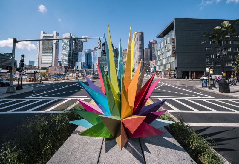 "Air, Sea and Land" 7 sculptures in the Streets of Boston | Okudart ...