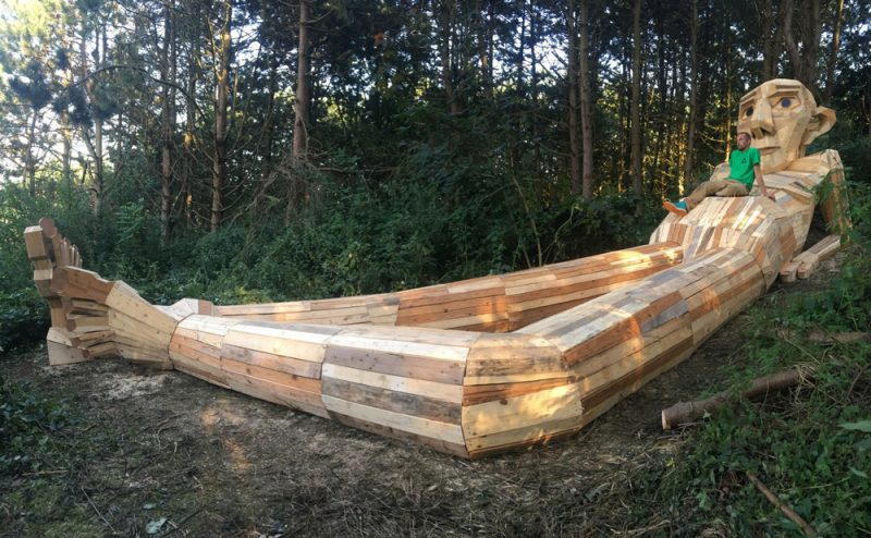 Danish artist Thomas Dambo In anticipation of Tomorrowland’s built from ...